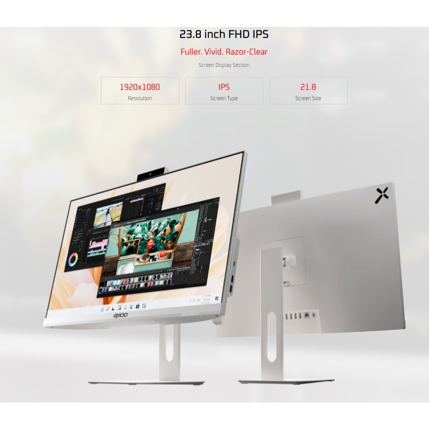 Jual AXIOO AIO All In One Pc Hype Flex X6 AMD Ryzen 5 6600H RAM32GB ...
