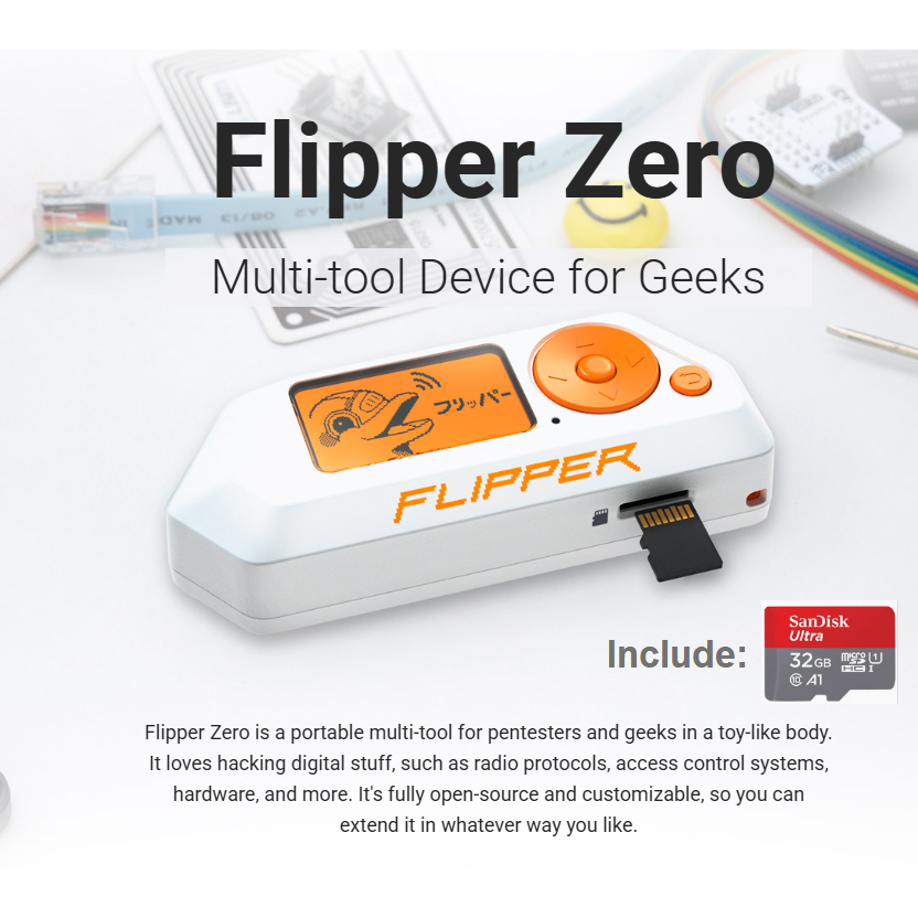 Jual Flipper Zero - Portable Multi-tool Device for Geeks (Original ...