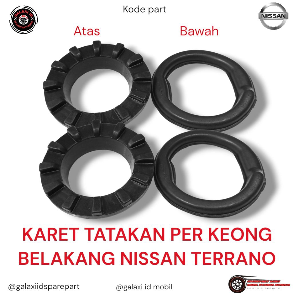 Jual KARET TATAKAN PER KEONG SPIRAL COIL SPRING BELAKANG ATAS BAWAH ...