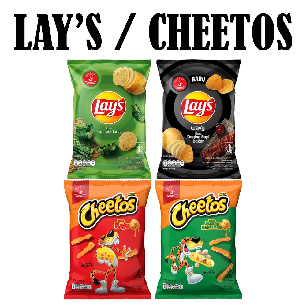 Jual LAY'S CHEETOS LAYS SNACK MAKANAN RINGAN 31g / 50g | Shopee Indonesia
