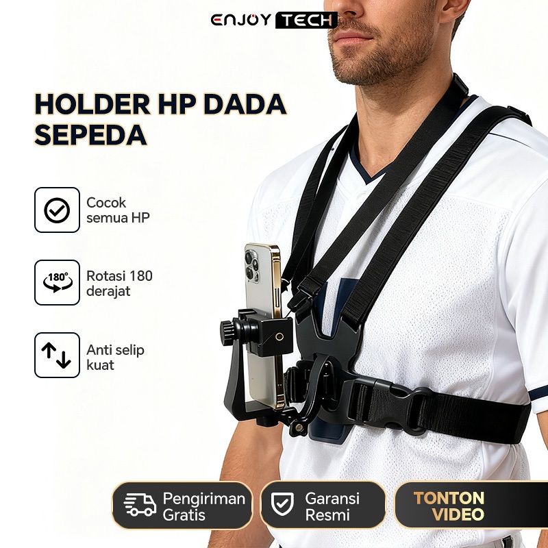 Jual Belt Holder HP Tali Dada 360° Ponsel Dada Mount Smartphone Action ...