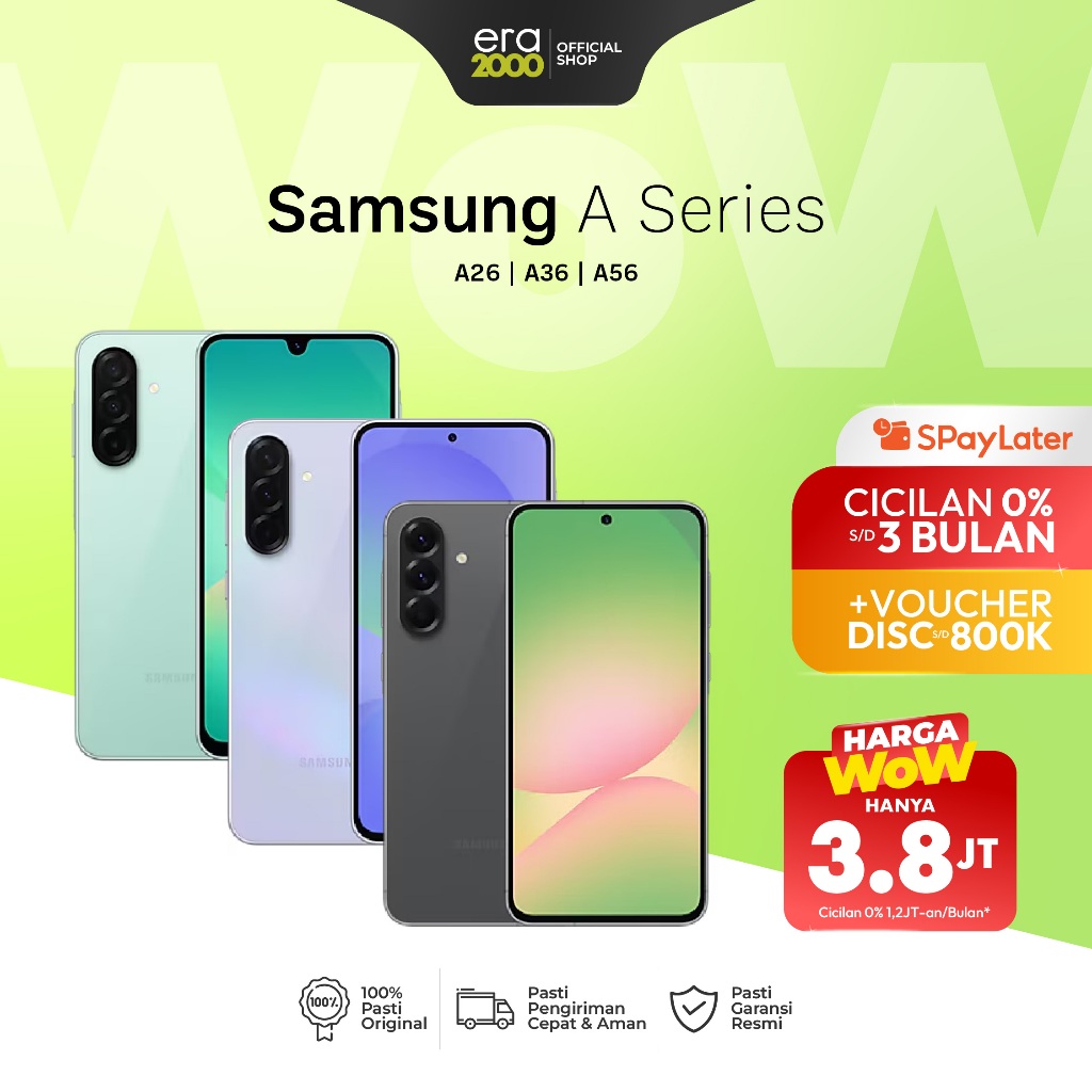Jual Era 2000 - Samsung A26 | A36 | A56 [5G] Garansi Resmi | Shopee ...