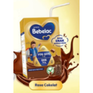 Jual Bebelac Susu Formula Cair UHT Rasa Cokelat 105ml - Susu Anak [1 ...