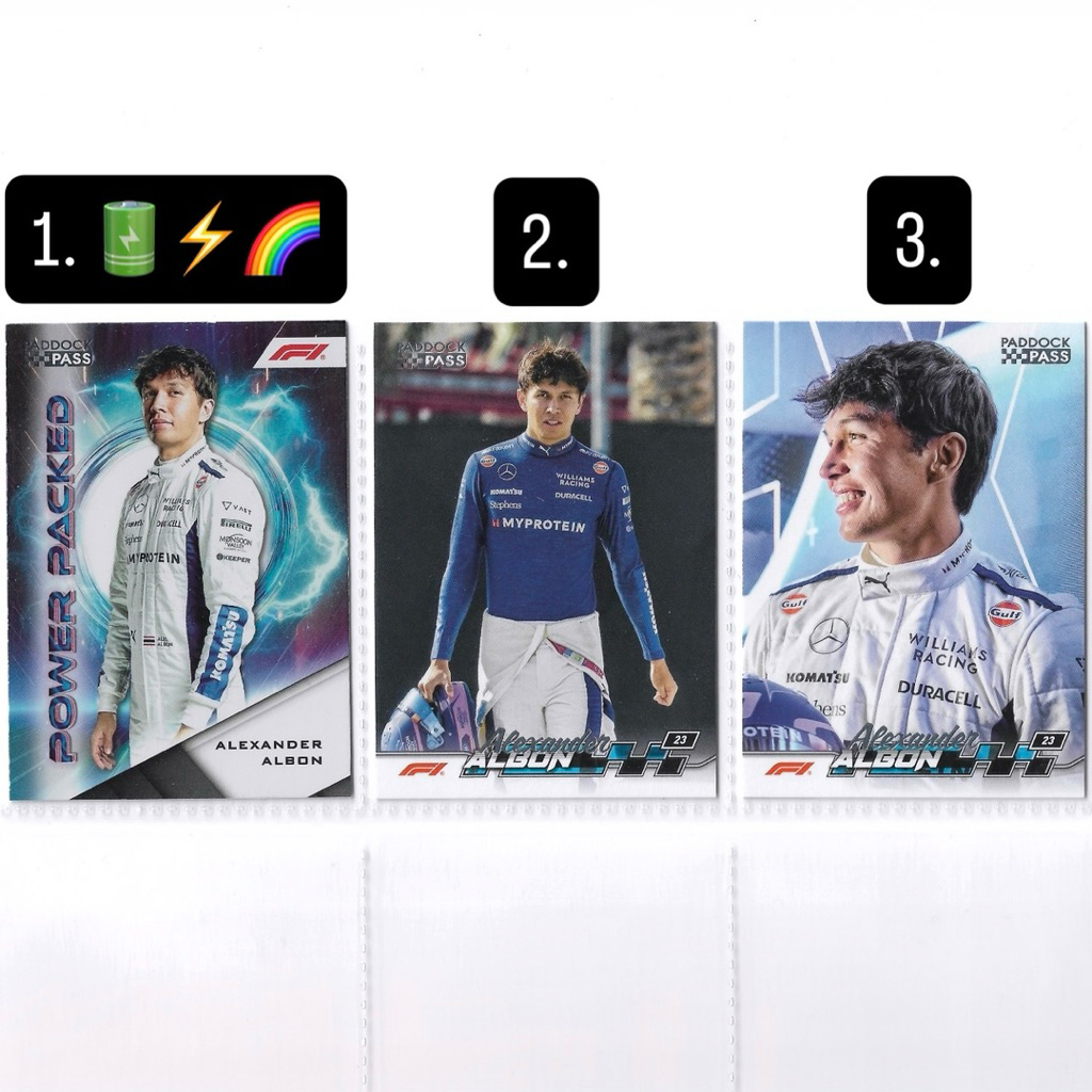 Jual Kartu f1 Topps Paddock - Alexander Albon (Williams Racing ...