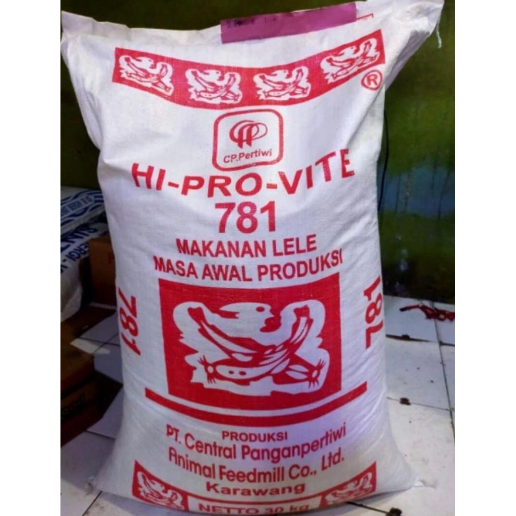 Jual hi pro vite 781 3mm 30kg pelet ikan pakan ikan 781 30kg pakan ikan ...