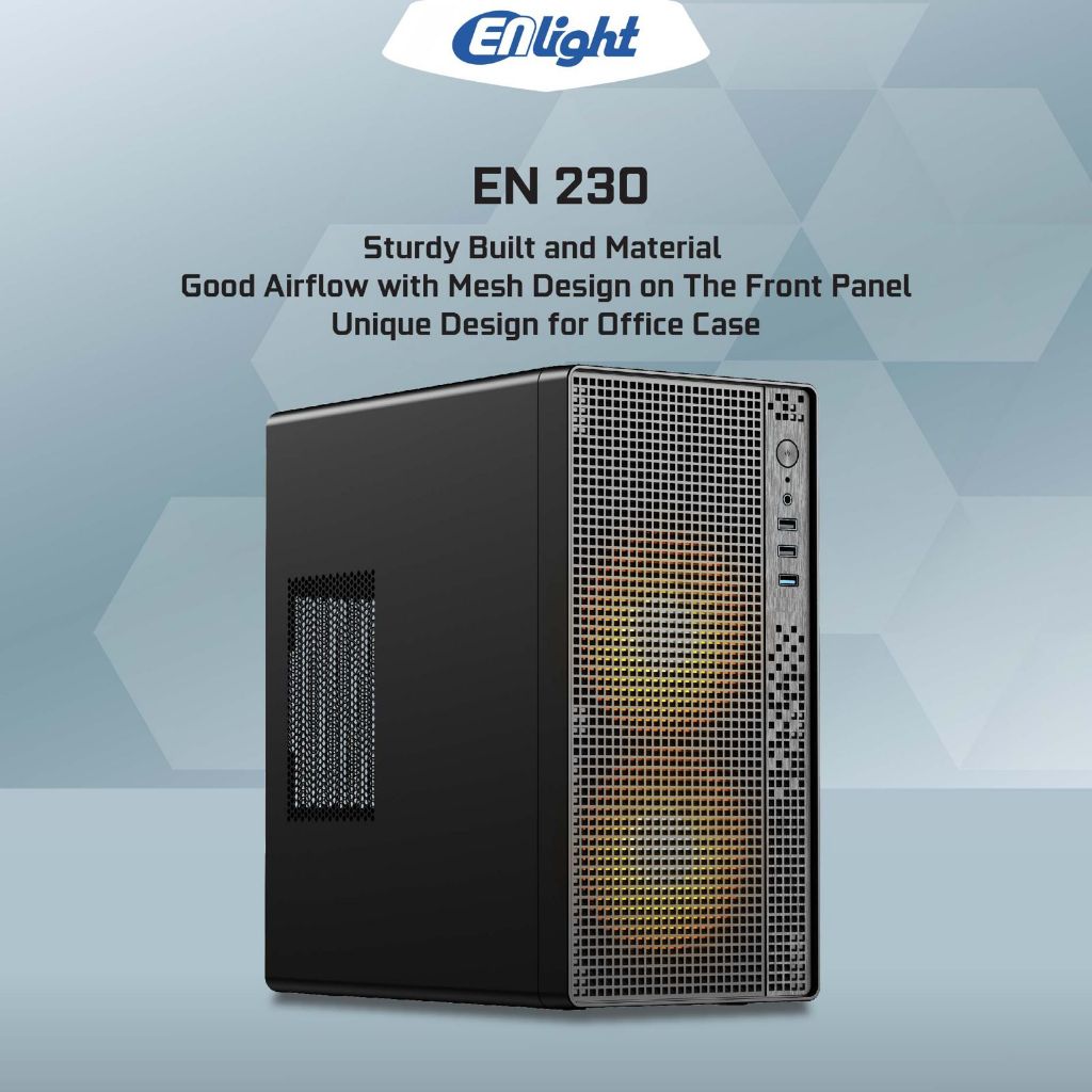 Jual Casing Enlight EN-230 Micro ATX EN230 Include PSU 300Watt | Shopee ...