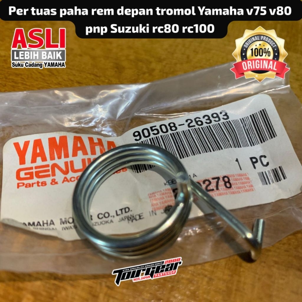 Jual PER TUAS PAHA REM DEPAN TROMOL V75 V80 SUZUKI RC80 RC100 90508 ...