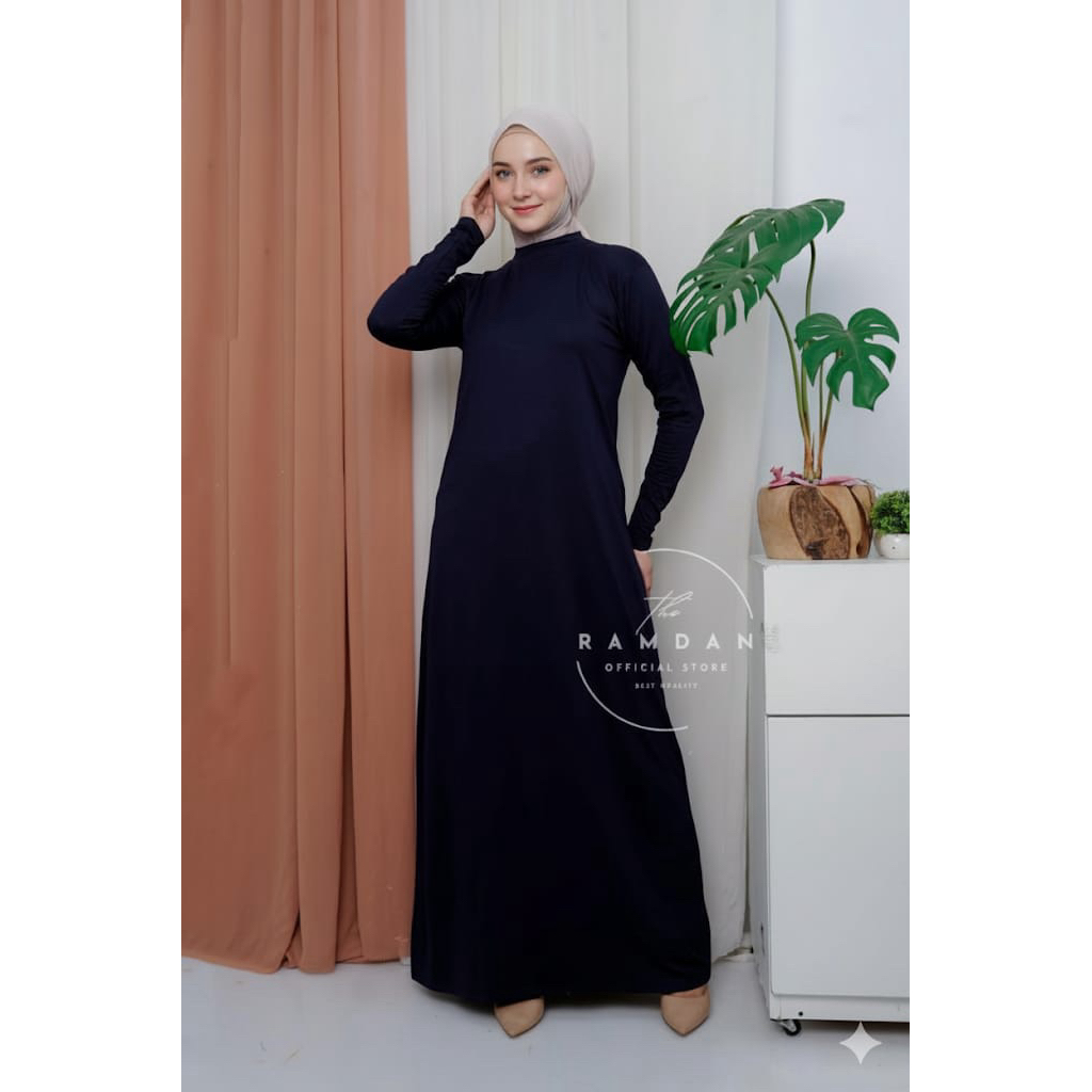 Jual Inner Dress Lengan Panjang / Manset Gamis Lengan Panjang Rayon ...
