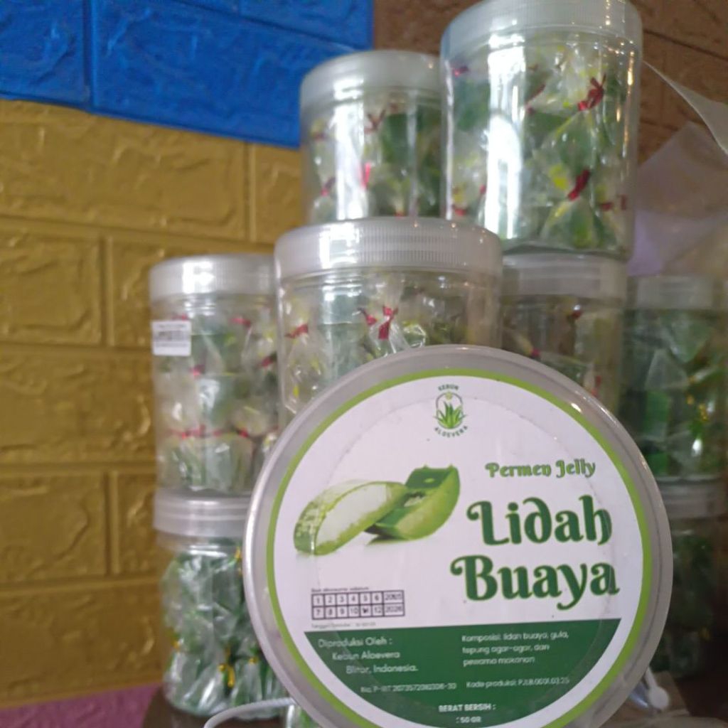 Jual Permen Lidah Buaya kemasan toples | Shopee Indonesia