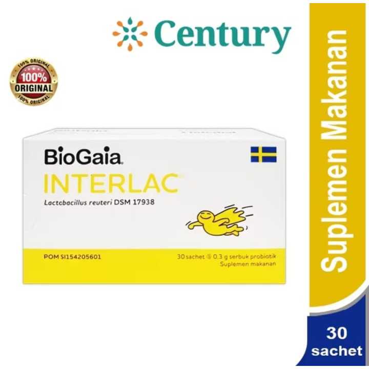 Jual INTERLAC MINI PACK ISI 1 SACHET @ 0.3G SERBUK PROBIOTIK ...
