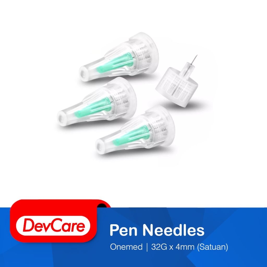 Jual ONEMED Jarum Insulin Pen Needle Hijau 4mm x 32G Ungu 5mm x 31G ...