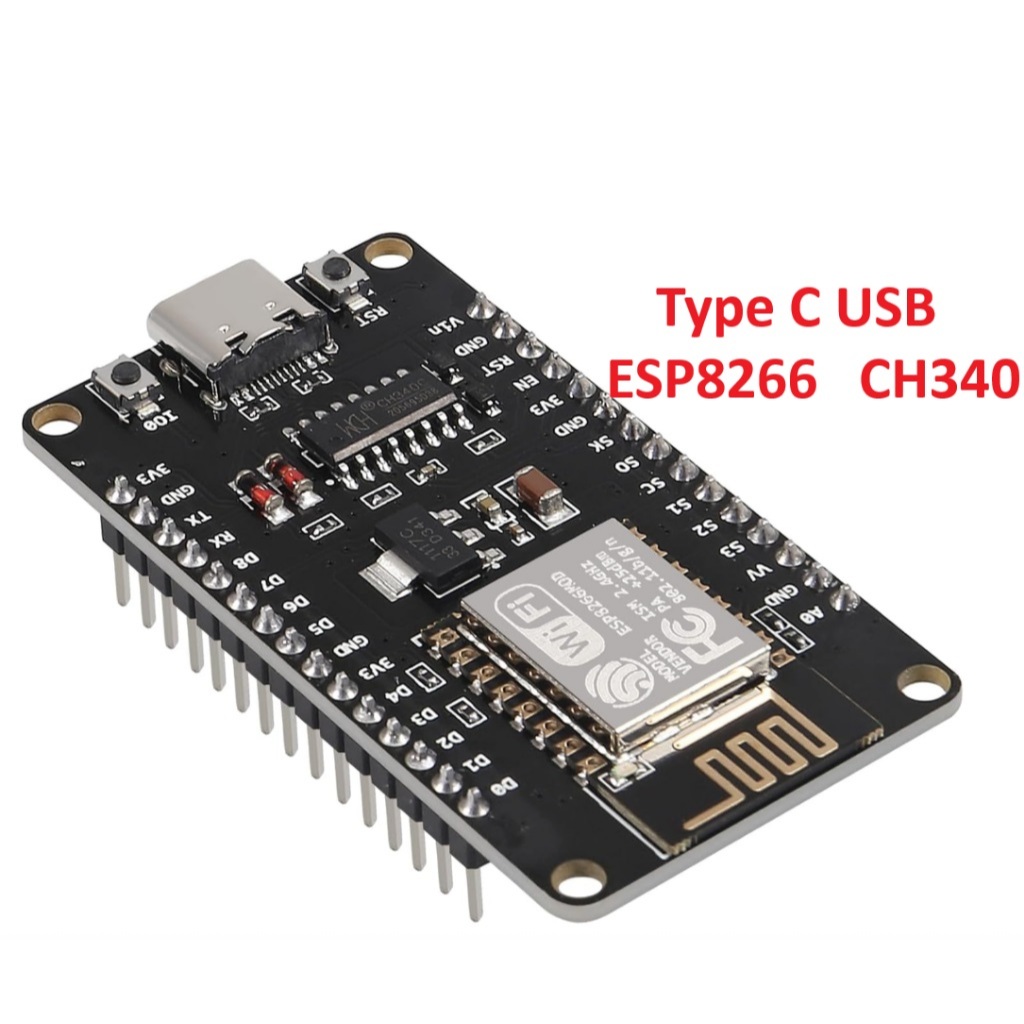 Jual ESP8266 WIFI NODEMCU LUA IoT V3 4MB 32MBITS CH340 FLASH ESP12 ...