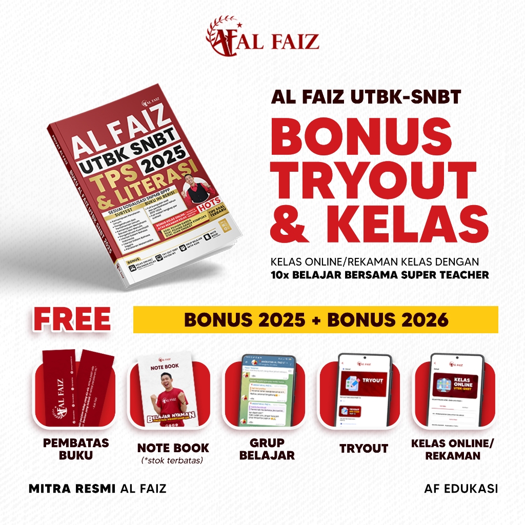 Jual Buku UTBK TPS & LITERASI AL FAIZ 2025 | Shopee Indonesia