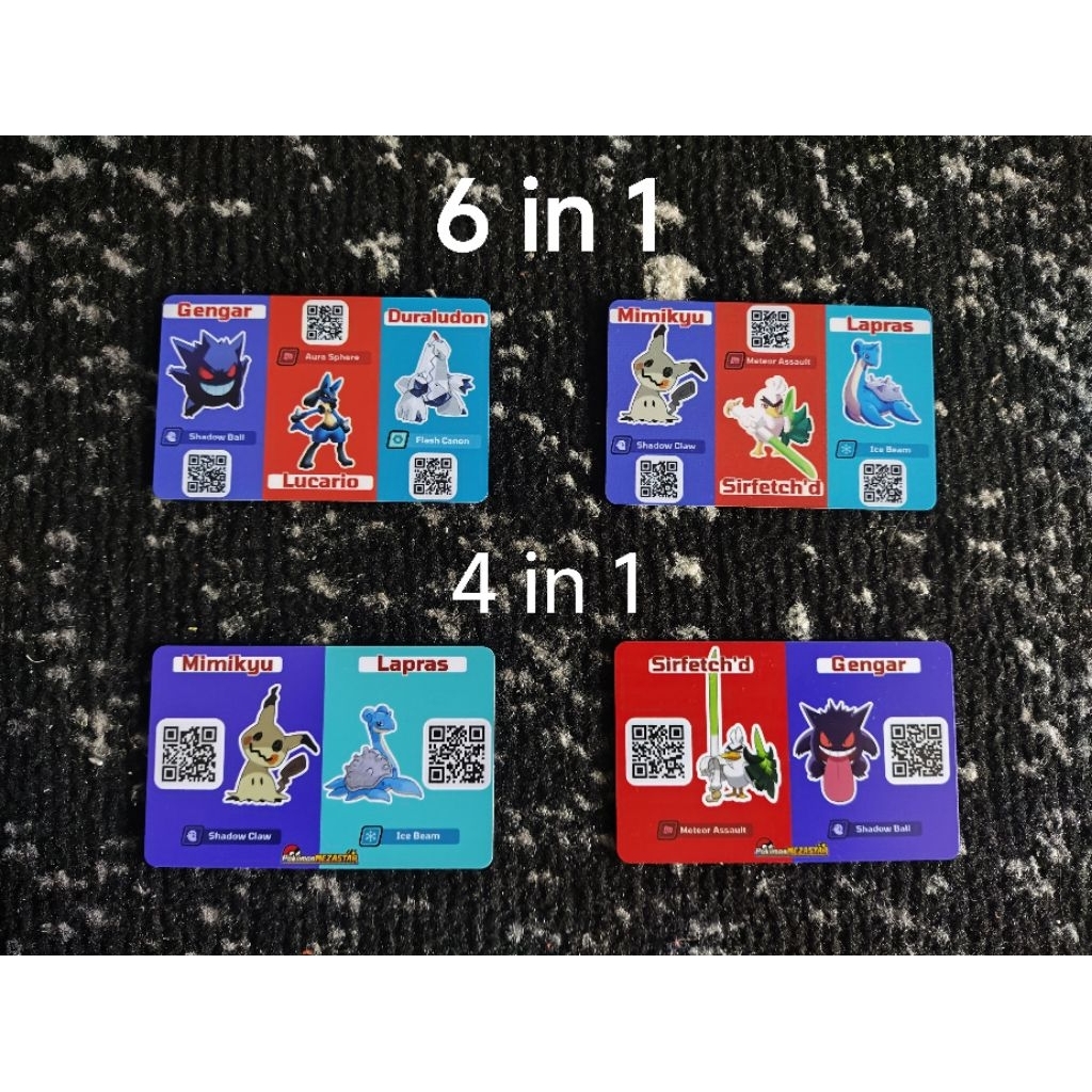 Jual Kartu Support Pokemon Mezastar 6 in 1 Mimikyu-Lapras-Sirfetch'd ...