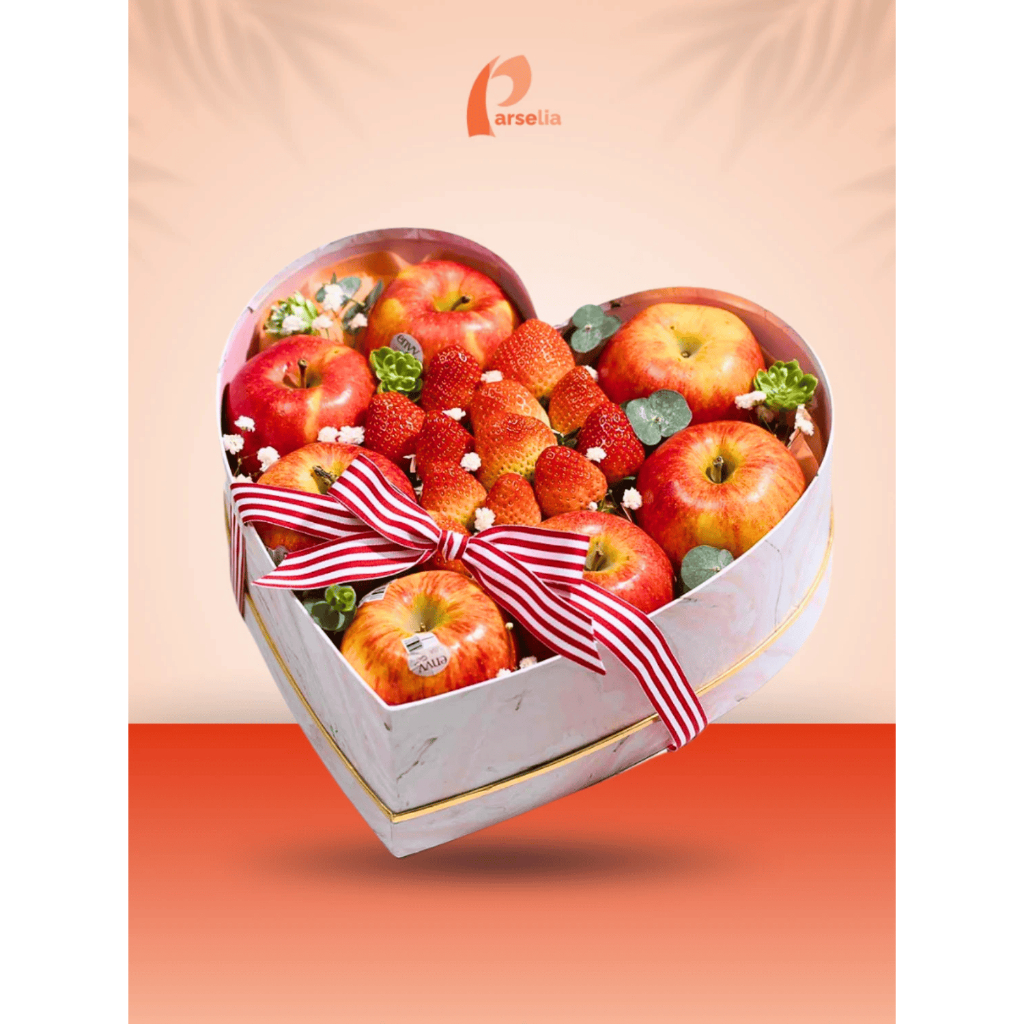Jual Parcel Buah / Hampers Parcel Buah Apel Fuji Stawberry Box Love ...
