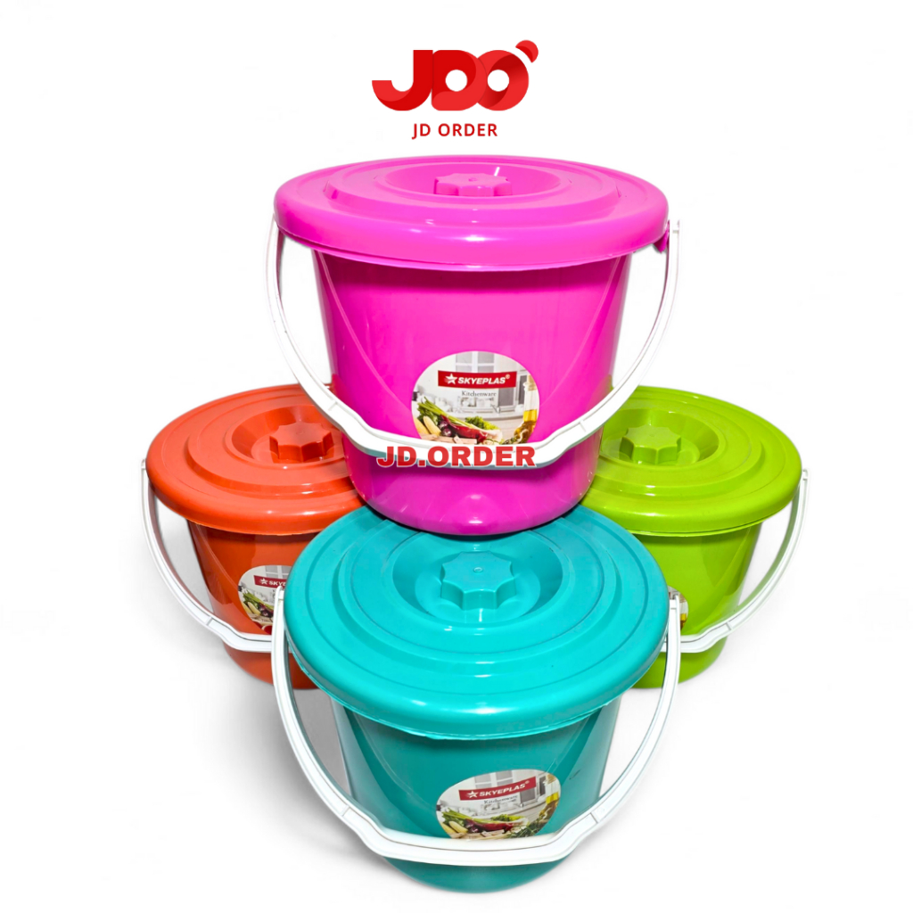 Jual JDO Ember Tutup Bulat Plastik Deluxe Kapasita 5 Liter Premium ...