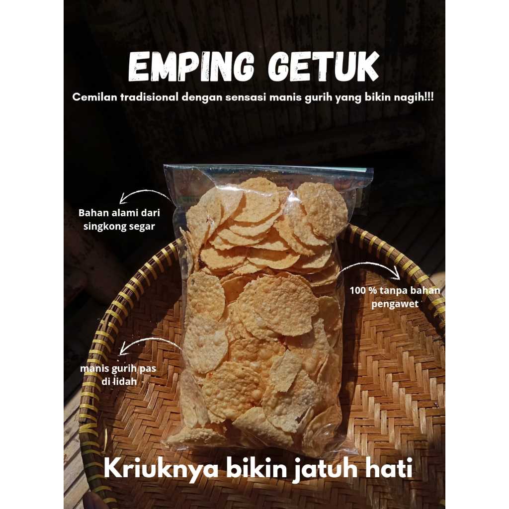 Jual EMPING GETUK SINGKONG RENYAH GURIH MANIS | CEMILAN TRADISIONAL ...