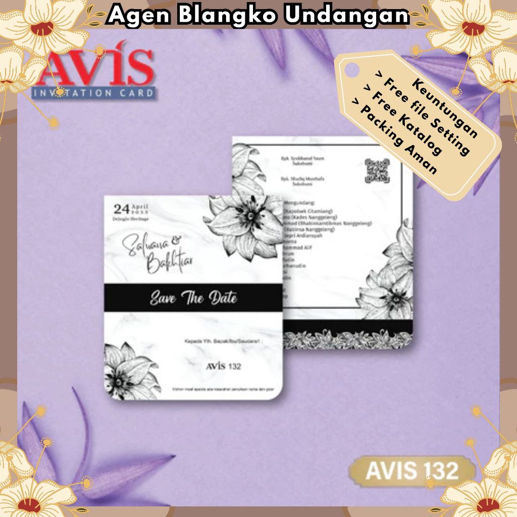 Jual Blangko Terbaru Avis 132 | Blangko Undangan | Blangko Kosong ...