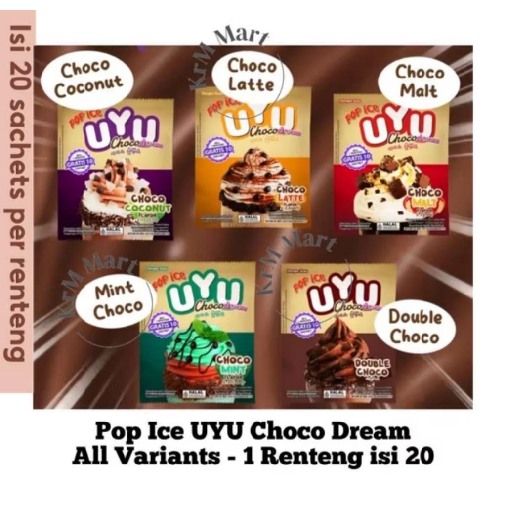 Jual 1 rcg pop ice choco dream beli 10 gratis 10 | Shopee Indonesia