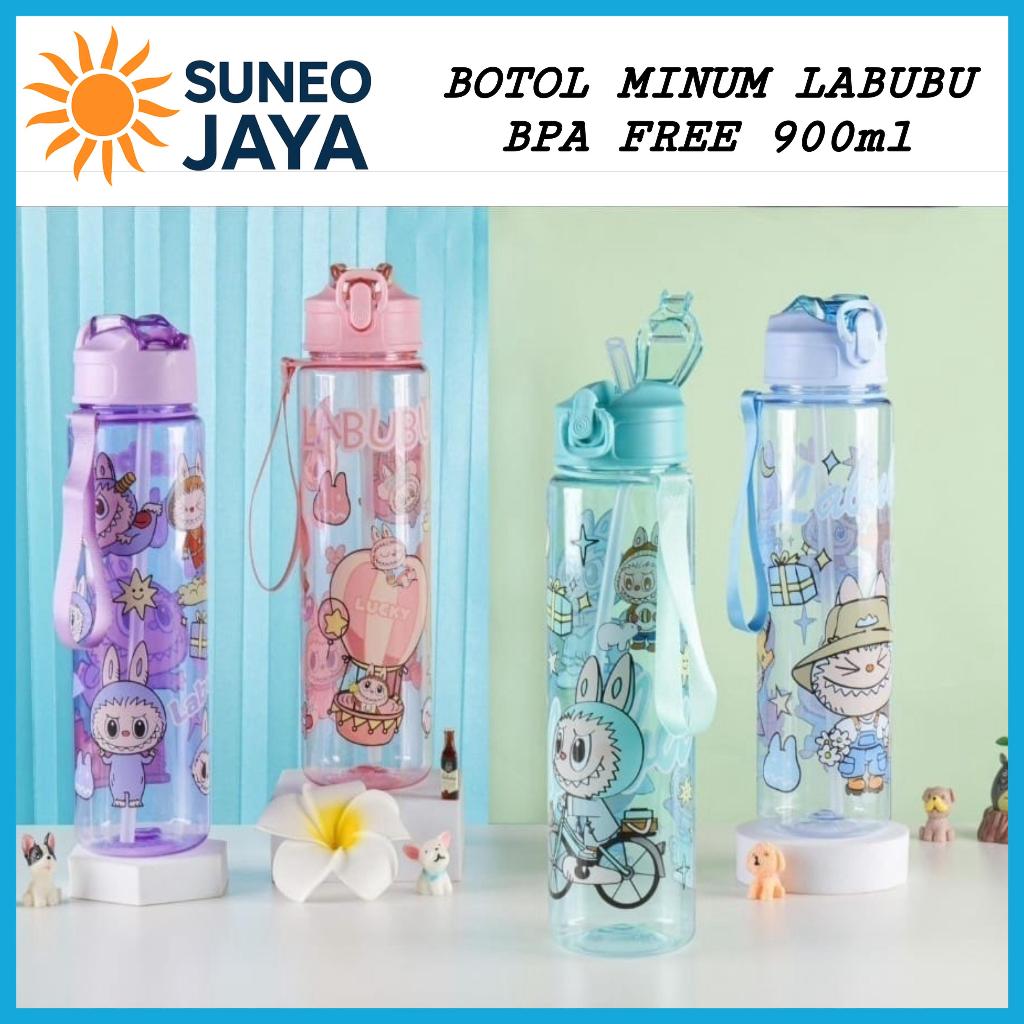 Jual Suneojaya - Botol Minum Labubu Ukuran 900ml Dengan Tali Gantung ...