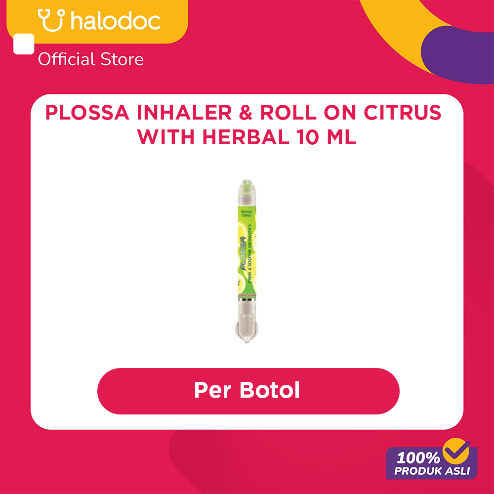 Jual PLOSSA INHALER & ROLL ON CITRUS WITH HERBAL 10 MLa | Shopee Indonesia