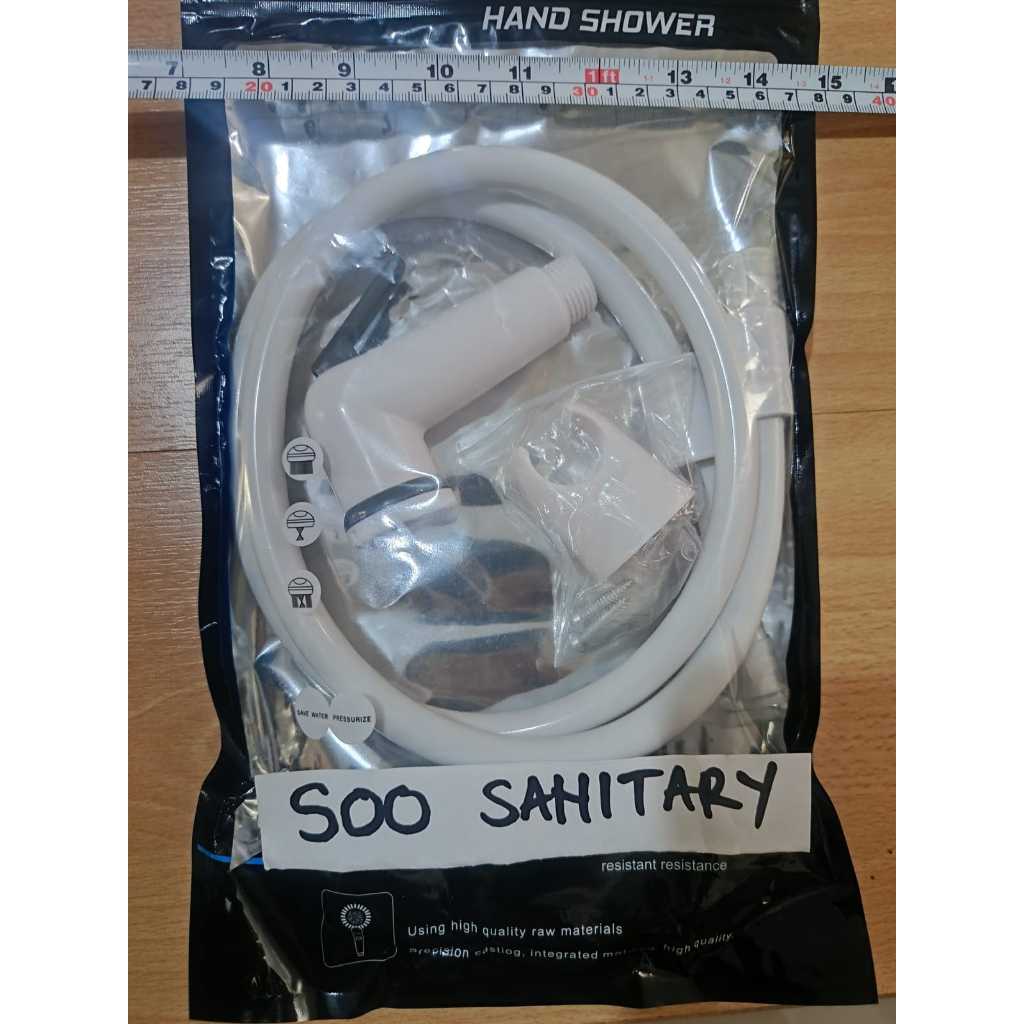 Jual Jet Shower PVC 1/2" Putih Abu - Bidet Plastik Set Semprotan WC ...
