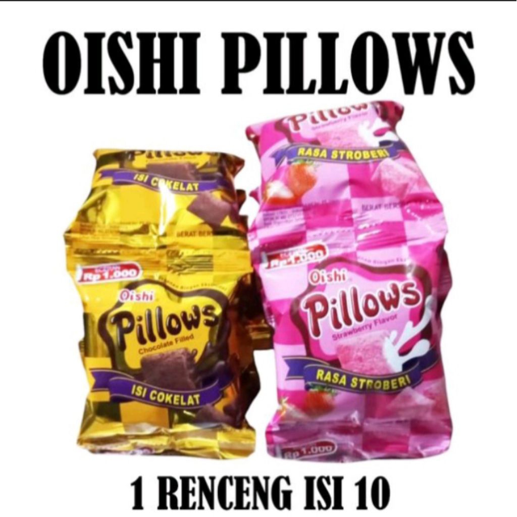 Jual Oishi pillows sponge rinbee suku 1 renceng isi 10 | Shopee Indonesia