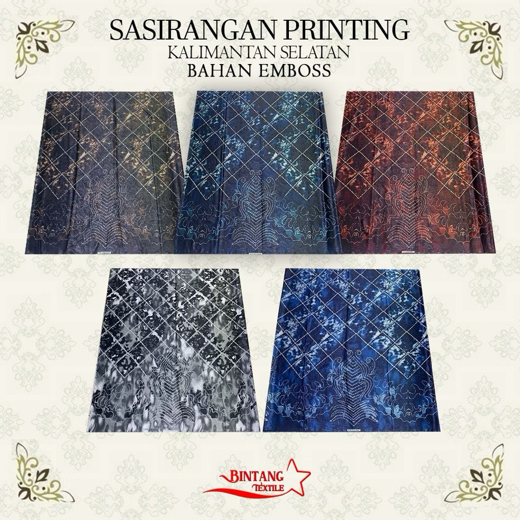 Jual Kain Batik Sasirangan Etnik Banjar Kalimantan Selatan bahan Semi ...