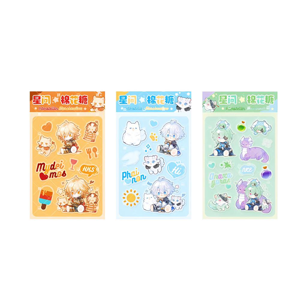 Jual STICKER SHEET PHAINON MYDEI ANAXA DANHENG HONKAI STAR RAIL ...