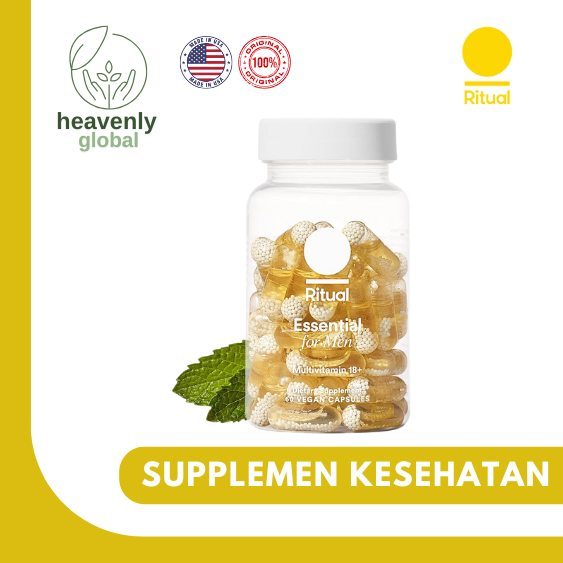 Jual Ritual Essential Multivitamin for Men 18+ with Zinc, Vitamin A and ...