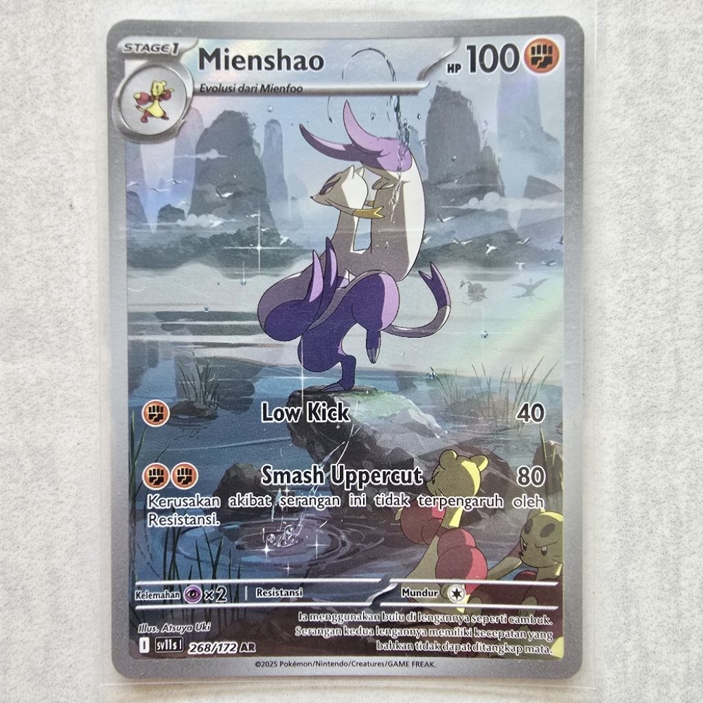 Jual Mienshao AR Seri Hitam Putih sv11s 268/172 - Kartu Pokemon TCG ...