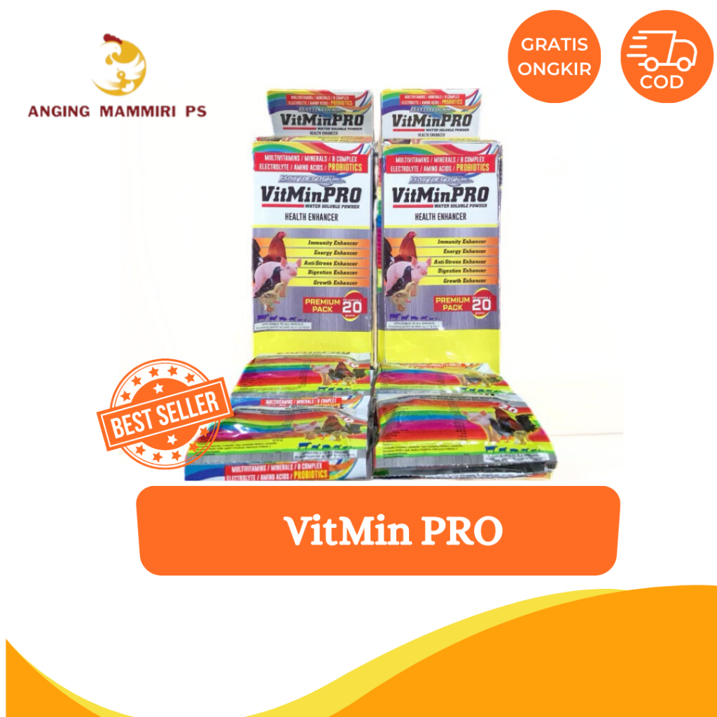 Jual VitMin Pro || Suplemen Kesehatan Ayam Import Philipina | Shopee ...