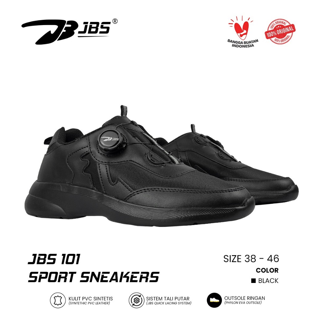 Jual Sepatu JBS 101 Sport Tali Putar Sport YOW BOA Lacing System Sepatu ...