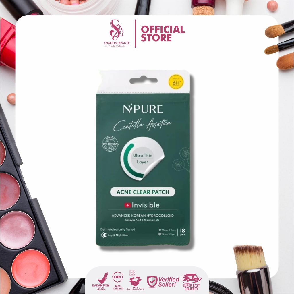 Jual Acne Patch - NPURE Acne Clear Patch isi 18pcs | Shopee Indonesia