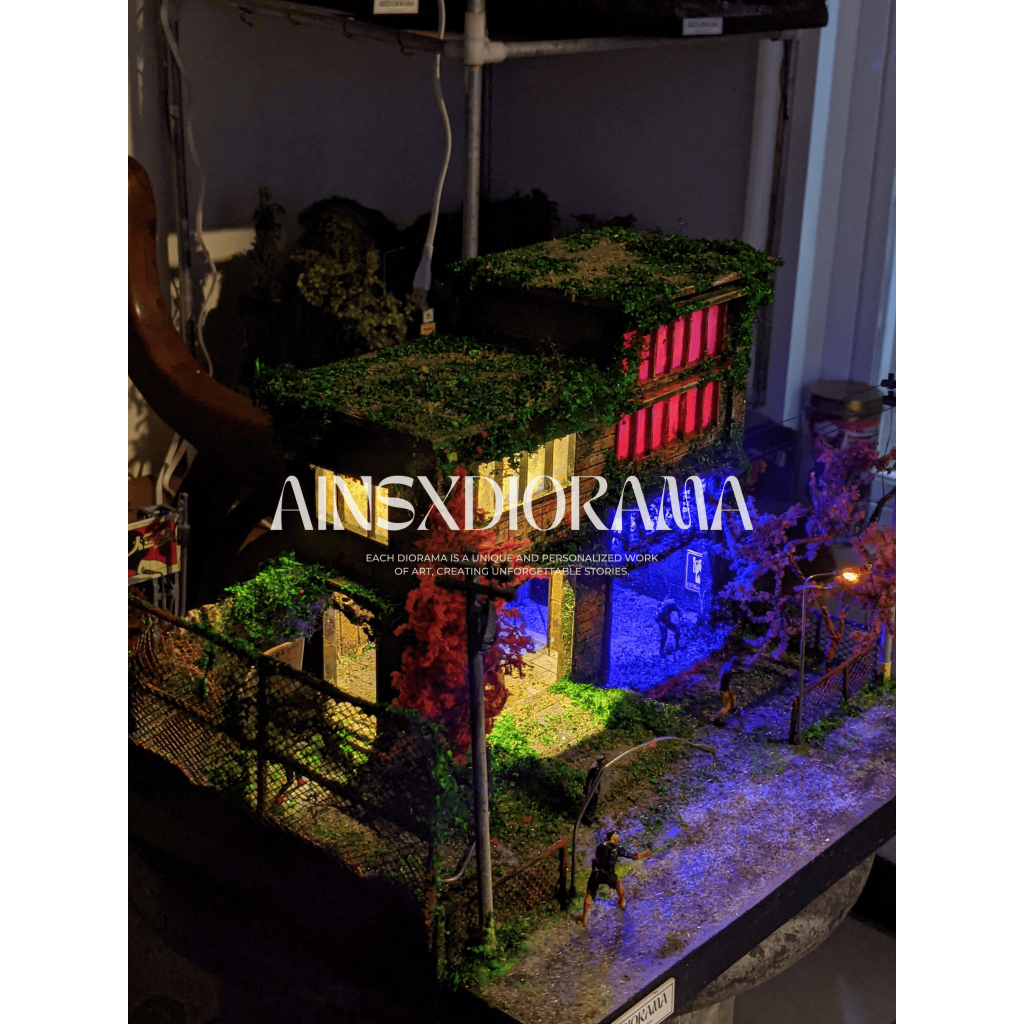 Jual Diorama Japan Apocalypse zombie japan vibes diecast skala 64 ...