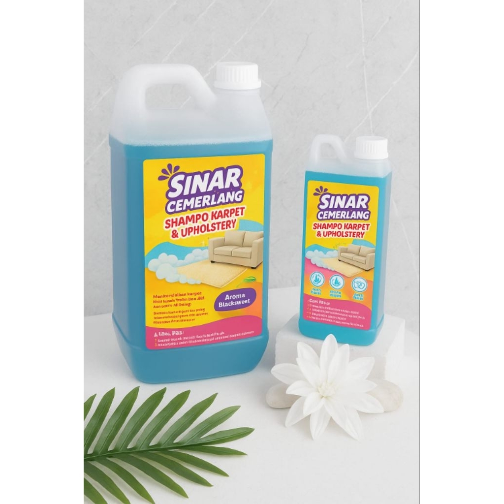 Jual SINAR CEMERLANG - CARPET SHAMPOO 5L [SABUN KARPET] | Shopee Indonesia