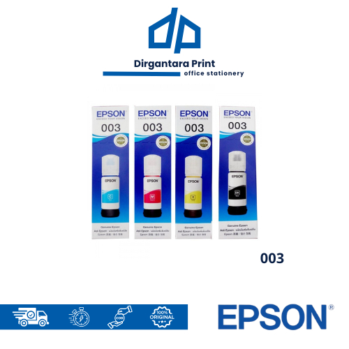 Jual TINTA EPSON 003 B,C,Y,M T00V1-V4 | Shopee Indonesia