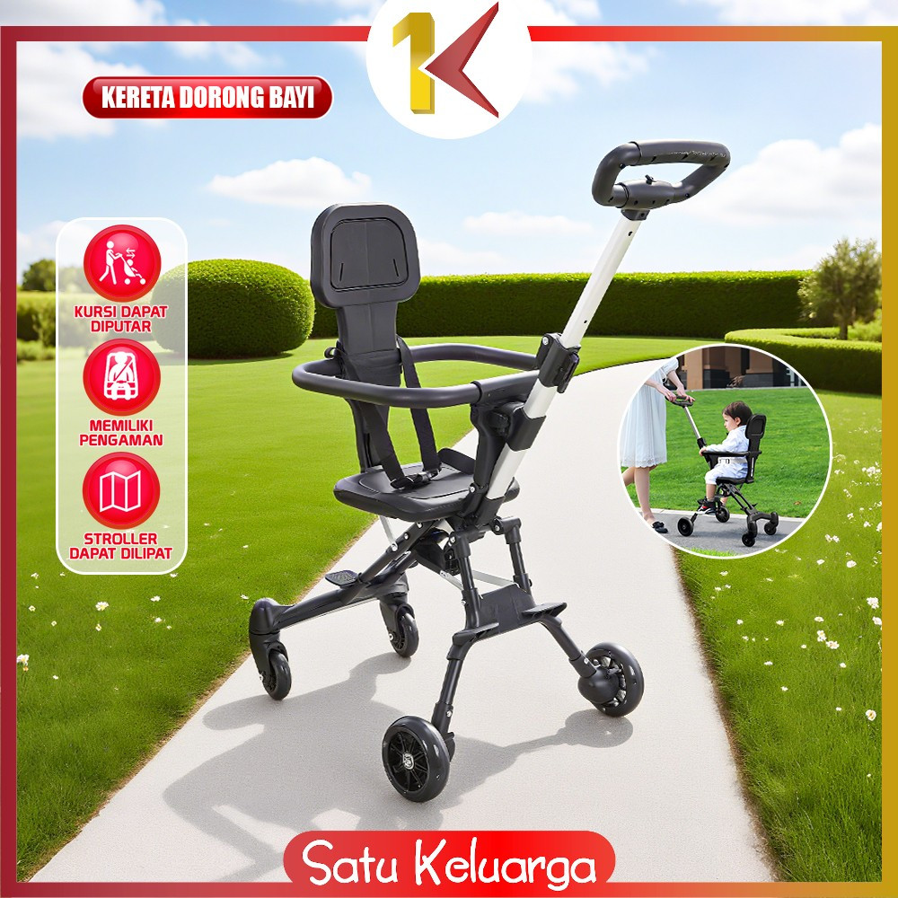 Jual SK-C895 Stroller Baby Kereta Dorong 2 Arah Magic Stroller Balita ...