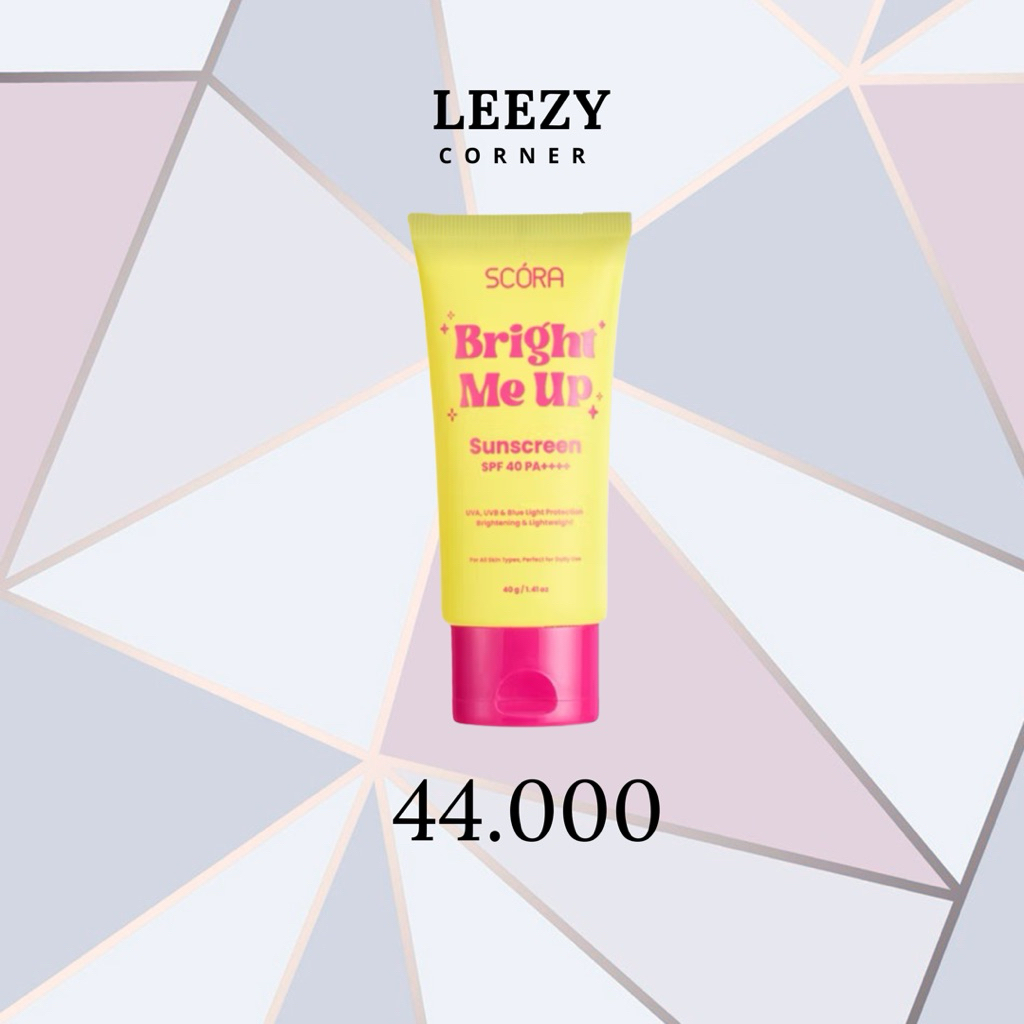 Jual SCORA Bright Me Up Sunscreen SPF 40 PA++++ 40 gr | Shopee Indonesia