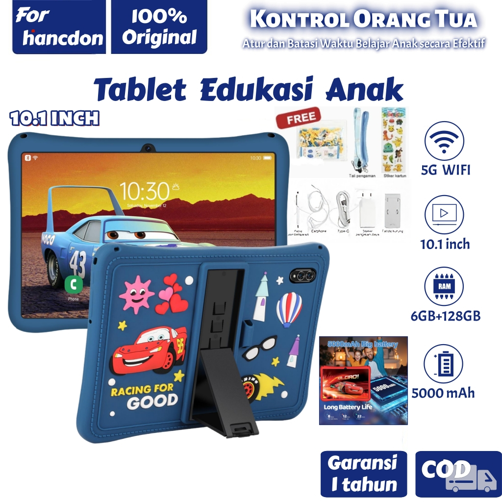 Jual Tablet Anak Baru 10.1inch (RAM 6GB+ROM 128GB) 5000mAh Tab layar ...