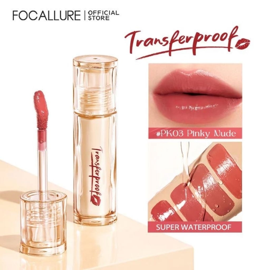 Jual FOCALLURE Transferproof Glazed Shine Lip Tint Shine #dz (FA L-37 ...