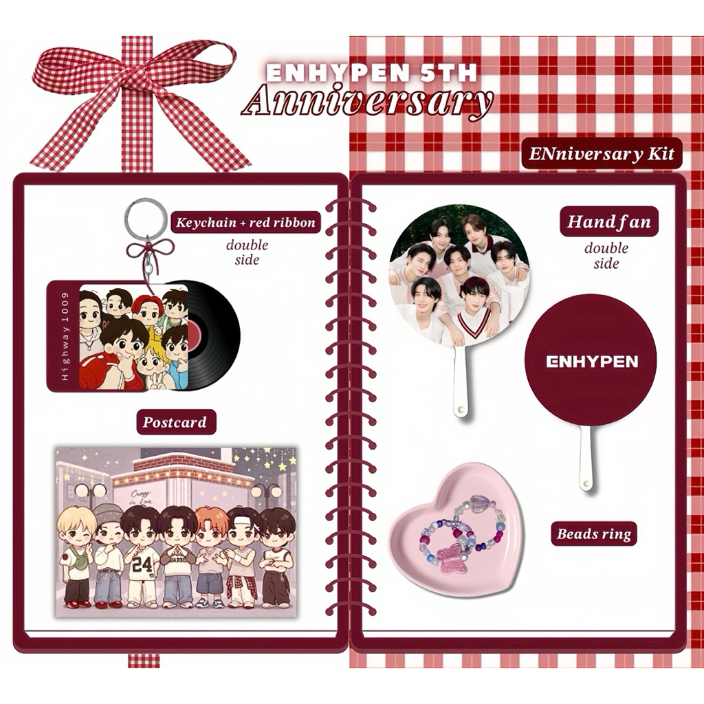 Jual Enhypen Kit - Keychain Enhypen, Handfan Enhypen, Postcard Enhypen ...