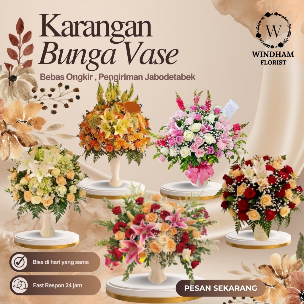 Jual Karangan Bunga Meja Vas Premium Bunga Meja Pembukaan Selamat ...