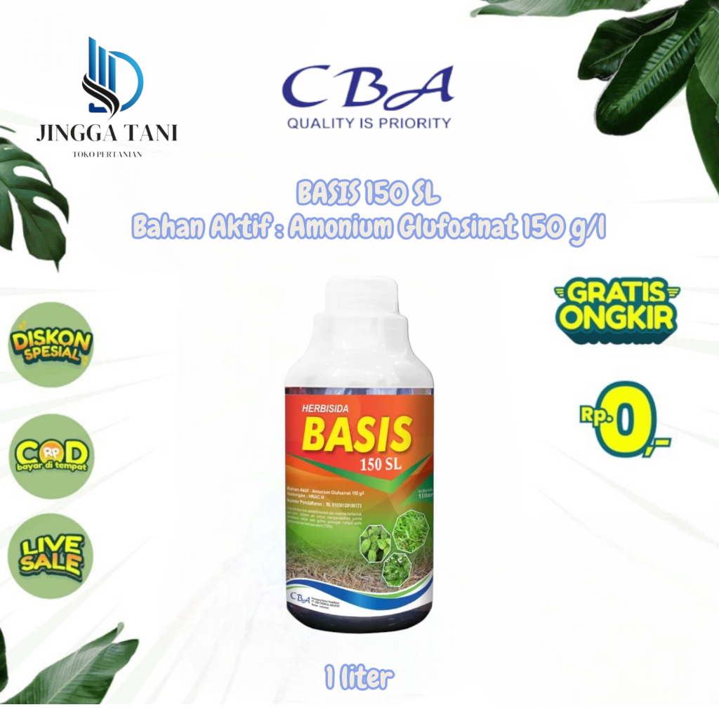 Jual BASIS 150 SL -1 Liter - Herbisida Fungsi Ganda Basmi Rumput ...