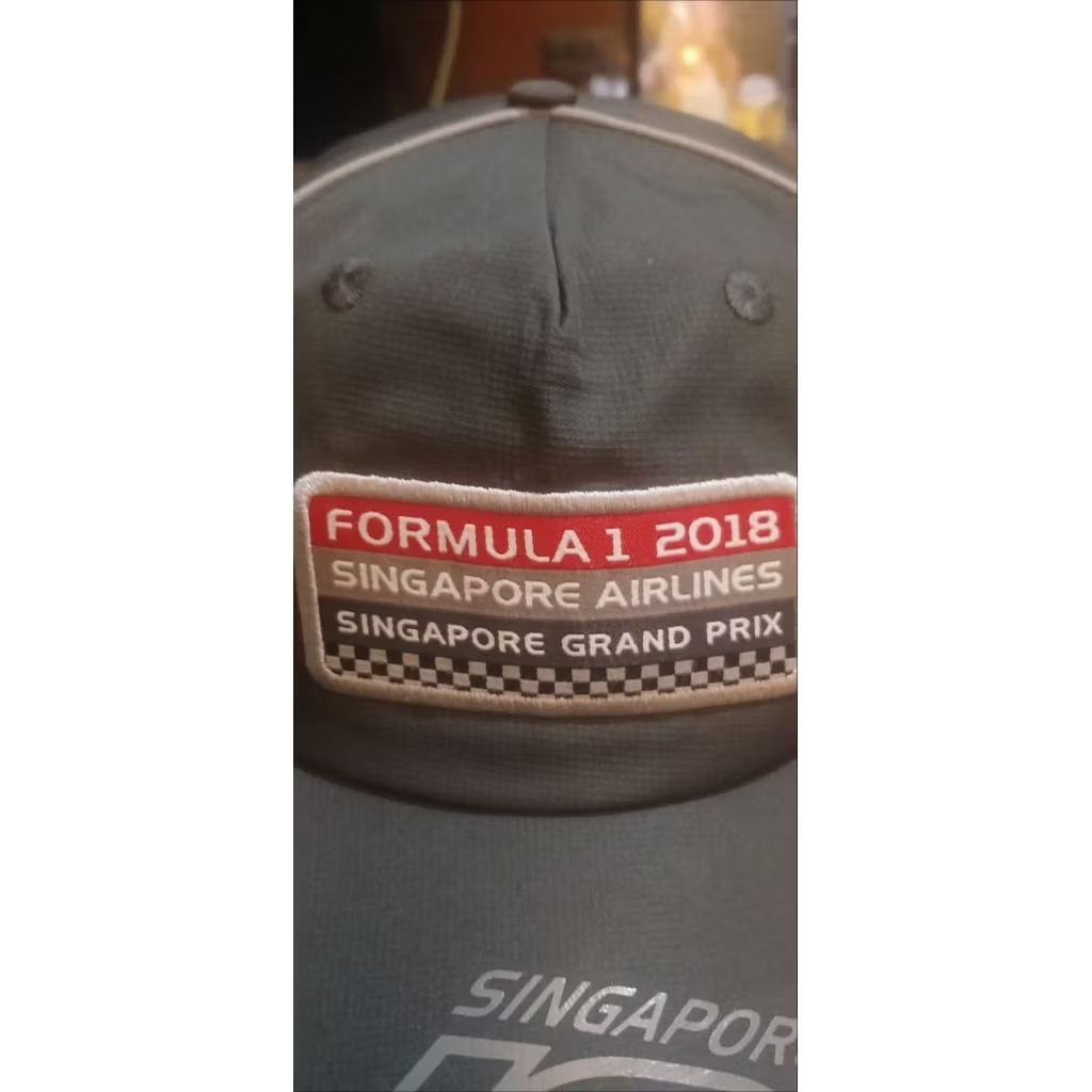Jual topi FORMULA ONE full Aop Singapore Circuits.official tag 2018 ...