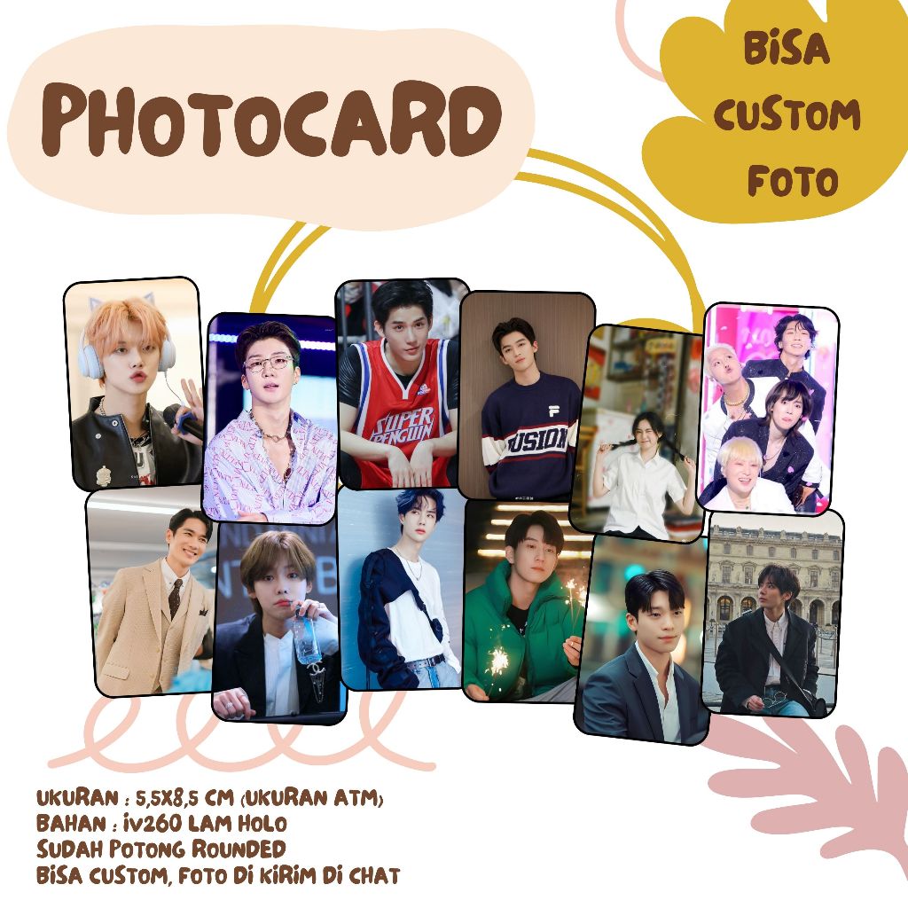 Jual (BISA CUSTOM) PHOTOCARD KPOP I DRAKOR I DRACIN I TAEHYUN I YEONJUN ...