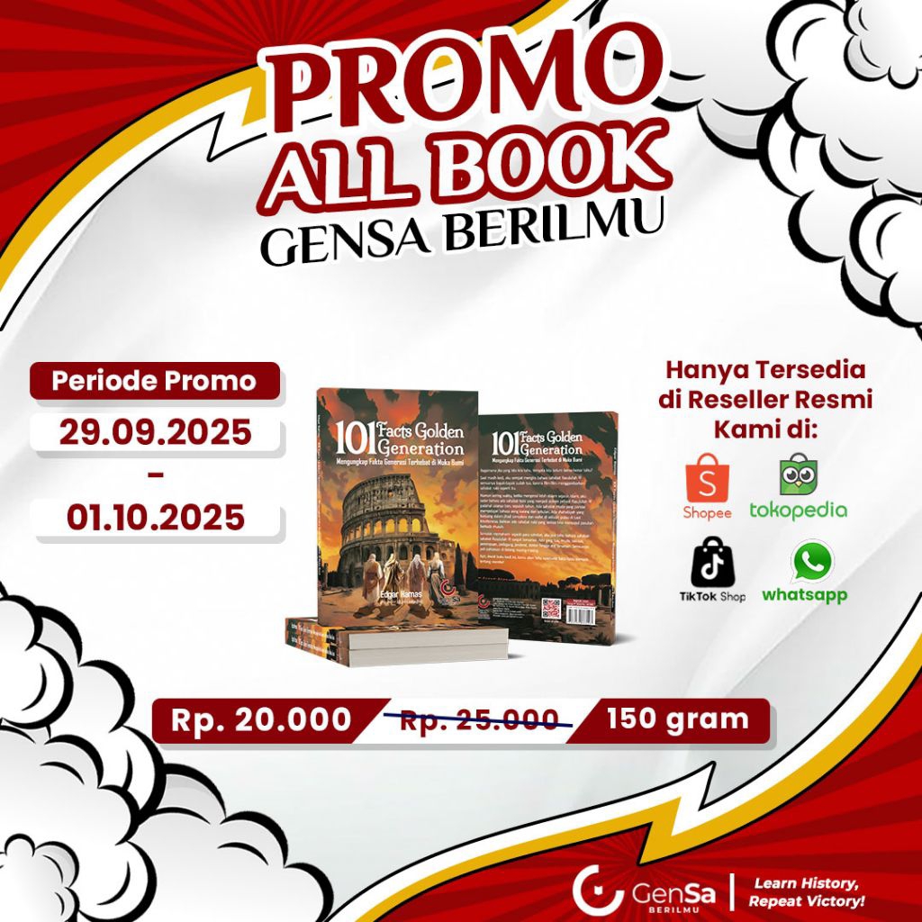 Jual Buku saku 101 facts golden generation Edgar Hamas Gensa | Shopee ...