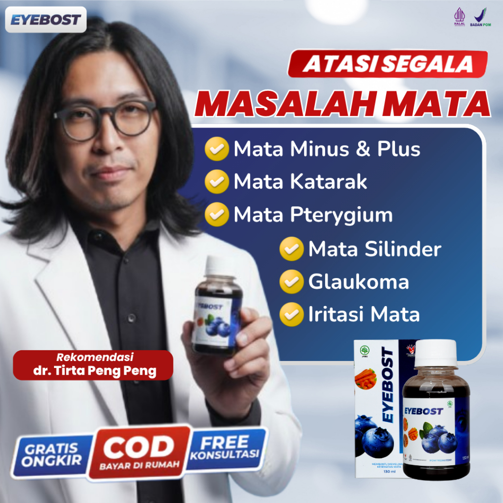 Jual ORI Madu Eyebost Ampuh Atasi Mata Minus Katarak Dr Tirta Obat Mata ...