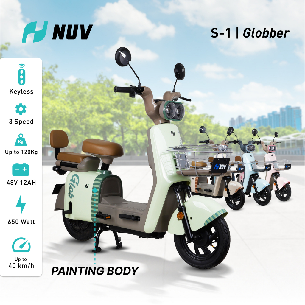 Jual Sepeda Listrik NUWA dari PMB Ebike Electric E-Bike NUV T One Three ...