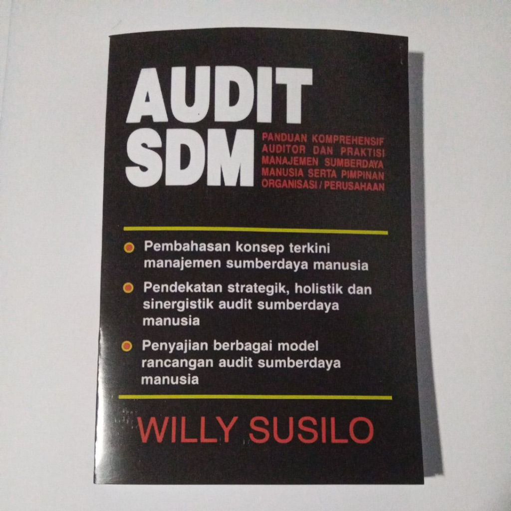 Jual BUKU AUDIT SDM OLEH WILLY SUSILO | Shopee Indonesia